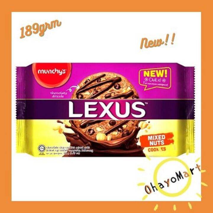 NEW! Lexus Cookies Mixed Nuts / Lexus biskuit kukis Kacang 189g ...