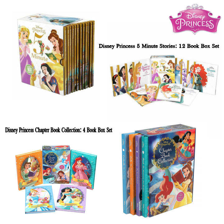 นำเข้า🇺🇸 ชุดกล่องหนังสือ Disney Princess Chapter Book Collection ...