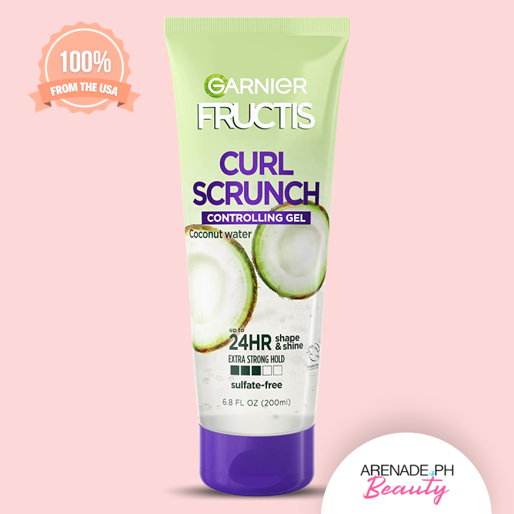 Garnier Fructis Style Curl Scrunch Controlling Gel, 6.8 fl.oz. / 200ml ...