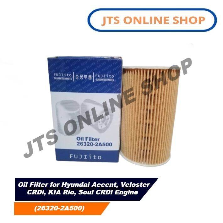 Oil Filter for Hyundai Accent, Veloster CRDi, KIA Rio, Soul CRDi Engine ...