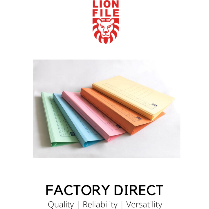 Lion File (200gsm) Manila Files with Spring Mech. - MF604 10pcs/200pcs ...