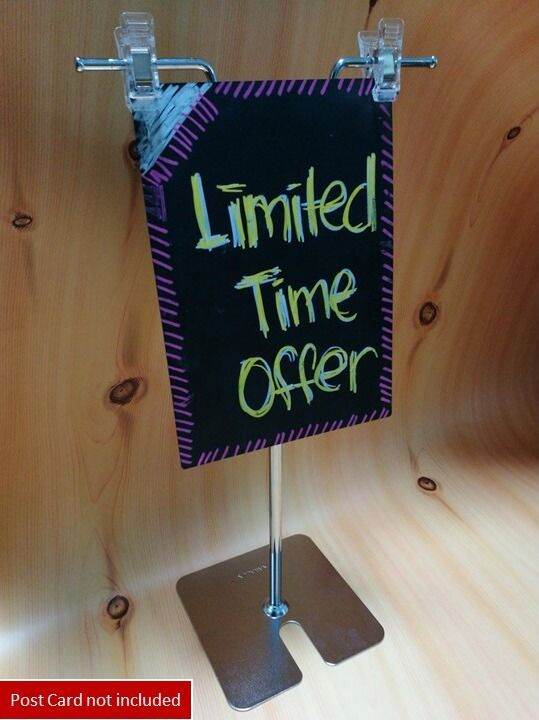 T-Shape POP Stand - KAWAJUN -T-Shape Sign Holder Stand with Non-Slip ...