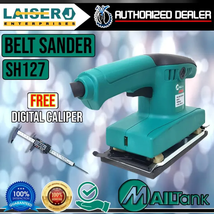 MailTank Belt Sander SH127 with Free Digital Caliper | Lazada PH