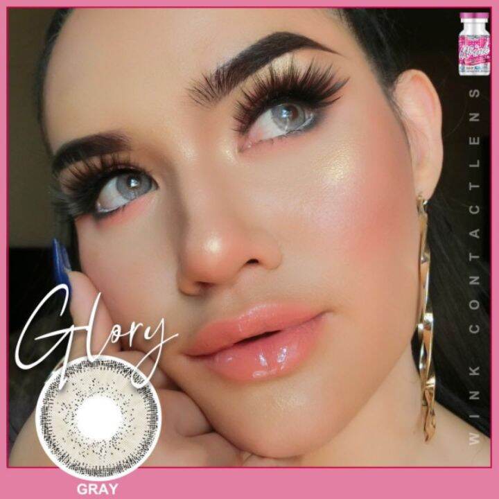 ราคาพิเศษษ** บิ๊กอาย/คอนแทคเลนส์ รุ่นมินิเซ็กซี่สายฝอ สีเทารุ่น Glory gray ราคาถูก คอนเทนเลนส์ ...