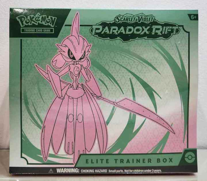 Pokemon TCG Scarlet & Violet Paradox Rift Iron Valiant Elite Trainer ...