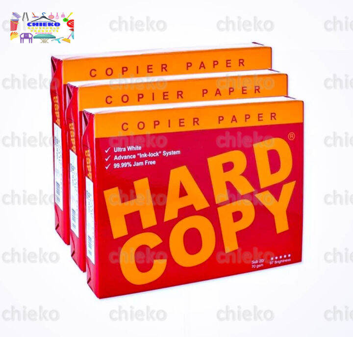 Hard Copy Paper Short Long & A4 Size Bond Paper Per Ream 500 Sheets ...