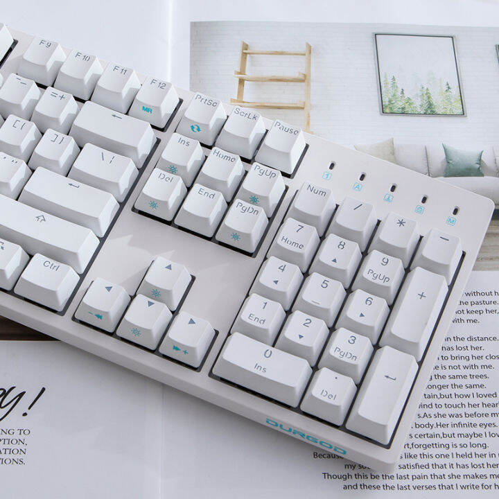 DURGOD Duga K310 game esports mechanical keyboard wired 104-key cherry ...