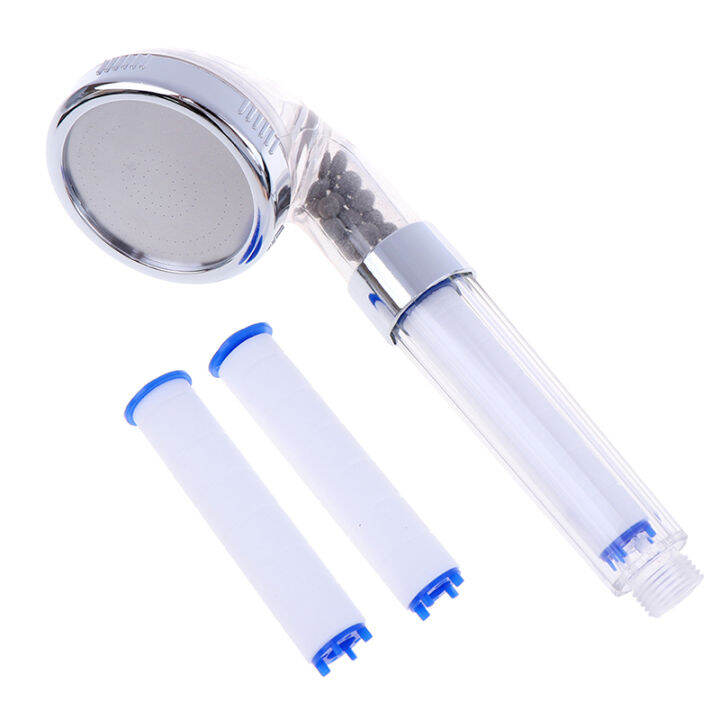 Nappa 1set Negative Ions Bathroom Handheld Water Saving Shower Head Set