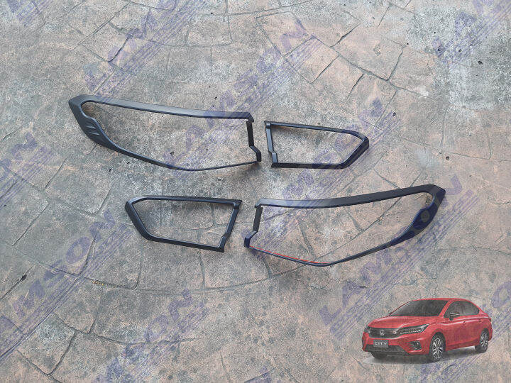 Honda City GN 2021 - 2023 Taillight Cover Black | Lazada PH