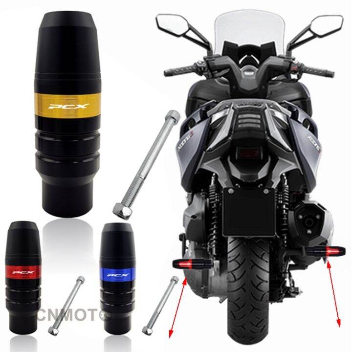 For HONDA PCX 150 PCX 160 CBS ABS Crash Pads Exhaust Pipe Guard Slider ...