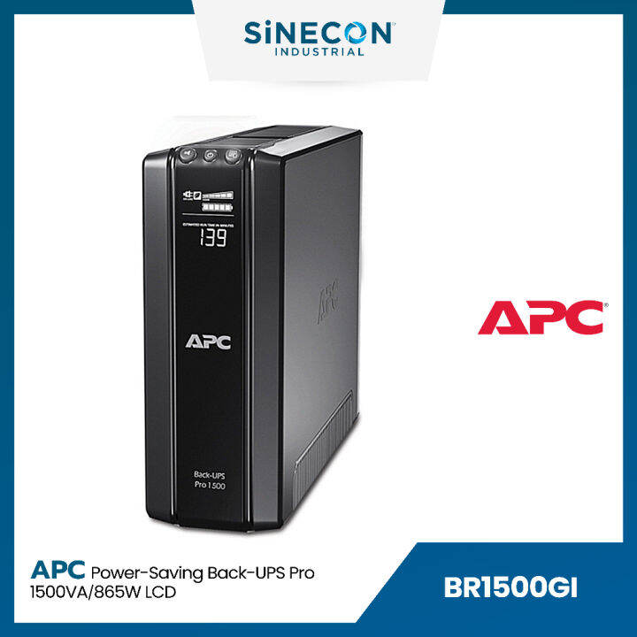 APC(เอพีซี) เครื่องสำรองไฟ รุ่น BR1500GI | Power-Saving Back-UPS Pro ...
