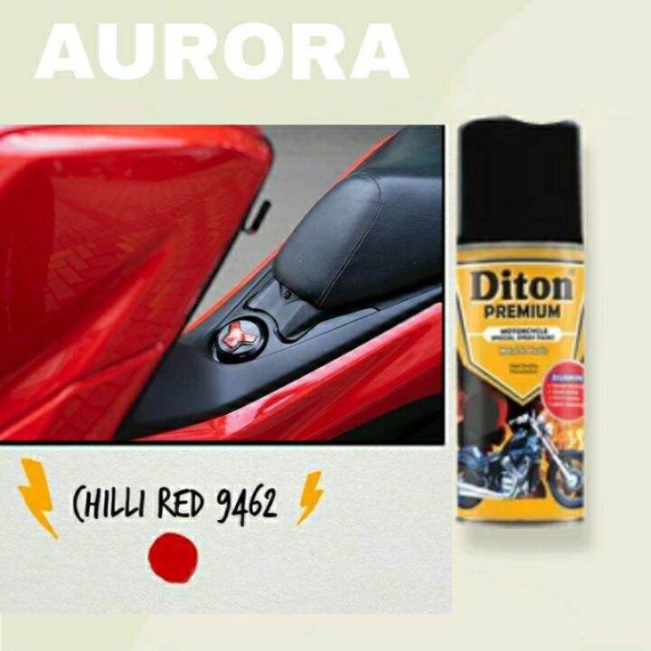 Pilok Pylox Cat Semprot Diton Premium Chili Red 9462 Solid Mengkilap ...