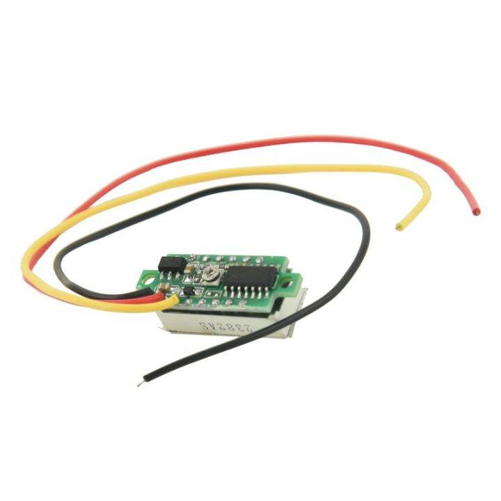 4x Mini Digital Voltmeter Dc 0 100v Led Panel Voltage Meter 3 Digital
