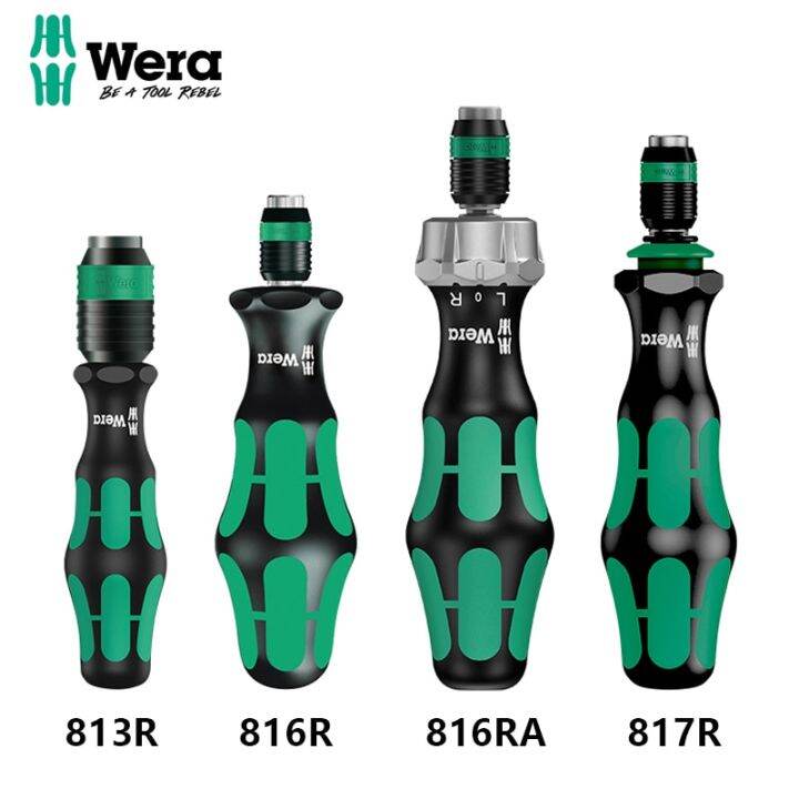 WERA Bit Holder with Quick-Release Chuck Ratchet Screwdriver Hexagon ...