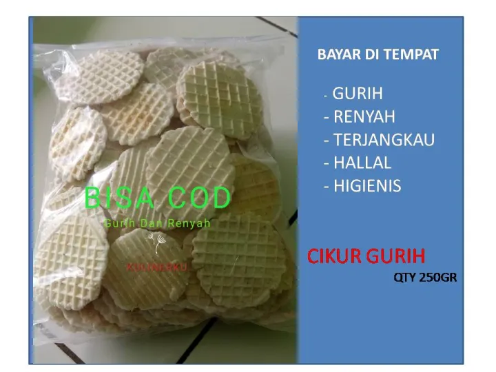 snack makanan ringan simping ketan cikur @250gr | Lazada Indonesia