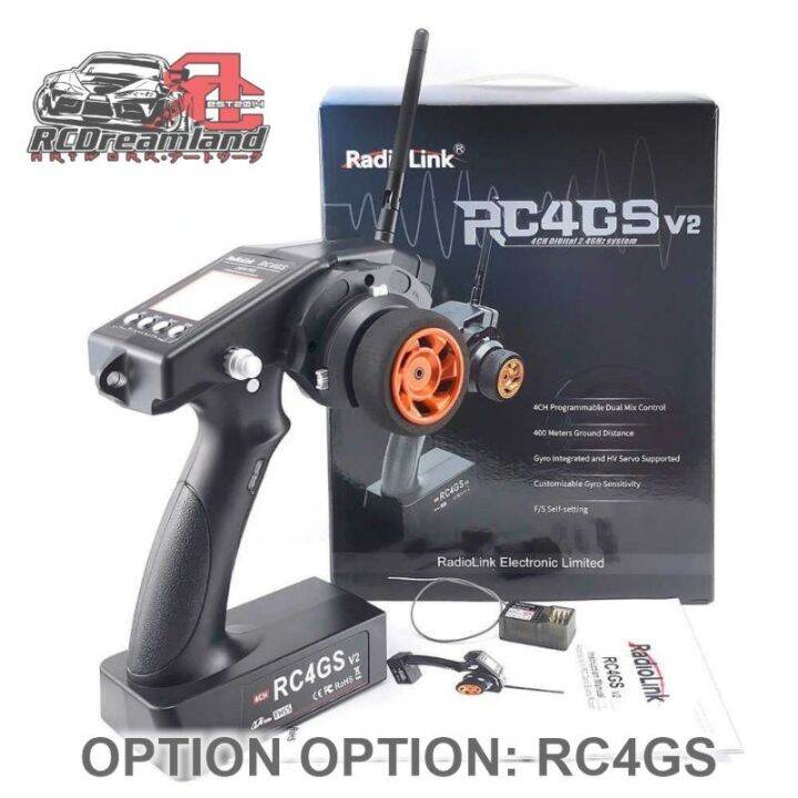 Radiolink Rc4Gs V2 Transmitter + R6fg Rc Radio Controller Rc Remote 24v ...