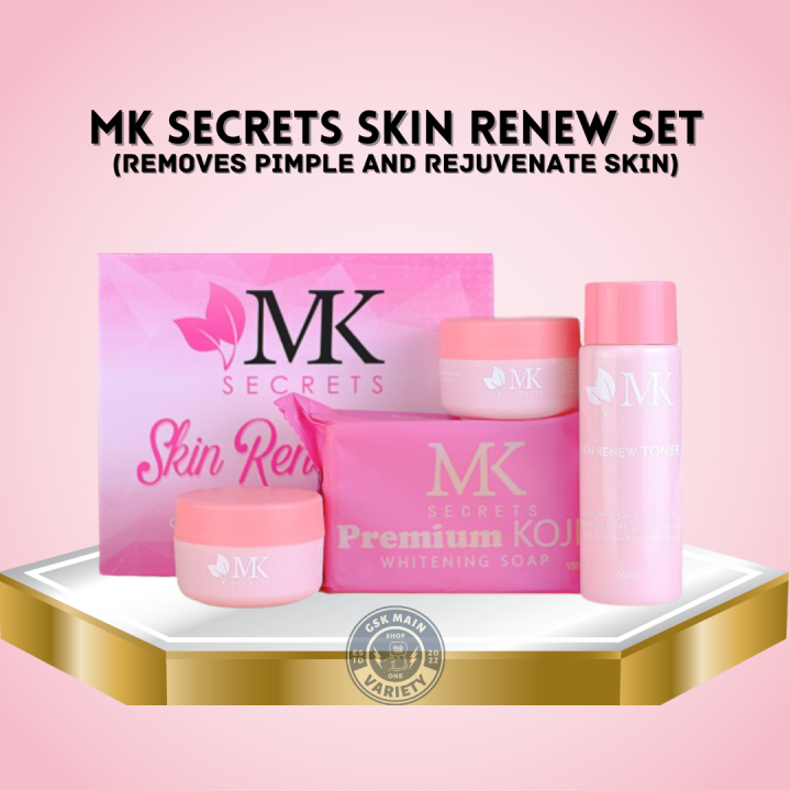 ORIGINAL MK Secrets Mild Rejuvenating Set Glass Skin Acne Pimple ...