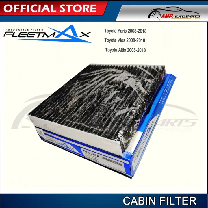 FLEETMAX CABIN FILTER For Toyota Vios, Yaris , Corolla Altis FCS 9578 | Lazada PH