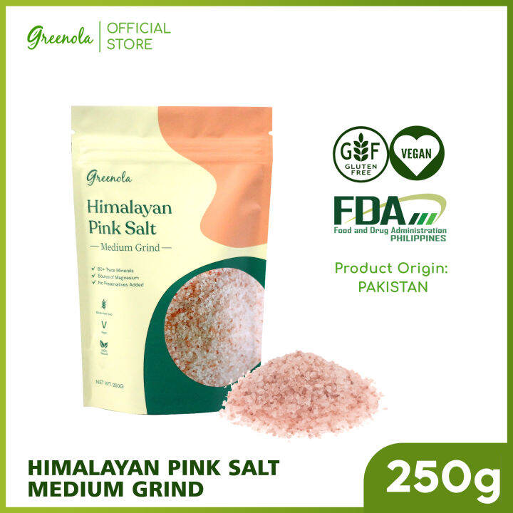 Greenola Himalayan Pink Salt Medium Grind 250g | Lazada PH