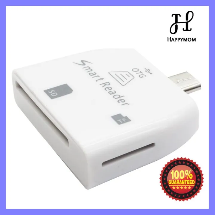 ด่วน ของมีจำนวนจำกัด USB Smart Card Reader adapter for OTG Smartphone ...