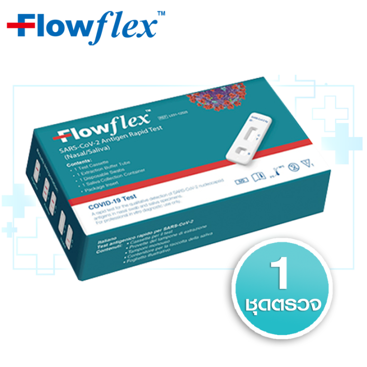 ATK 2in1 Flowflex SARS-COV-2-Antigen Rapid Kit ATK Nasal/Saliva ชุดตรวจหาเชื้อโควิด19 | Lazada.co.th