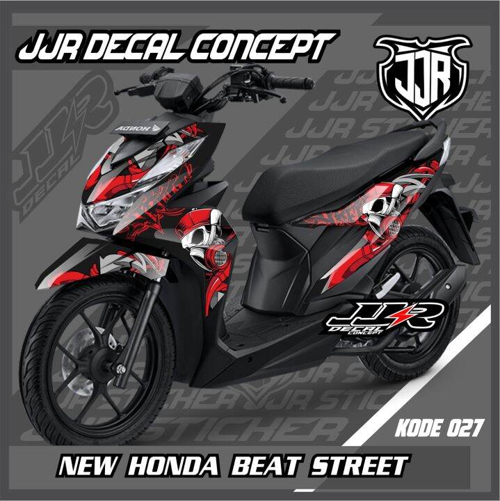 Decal Full body Sticker Honda New Beat street/ stiker honda beat new ...