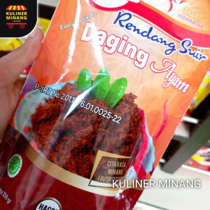RENDANG SUIR DAGING AYAM By Dapoer Rendang Riry Oleh-Oleh Cemilan ...