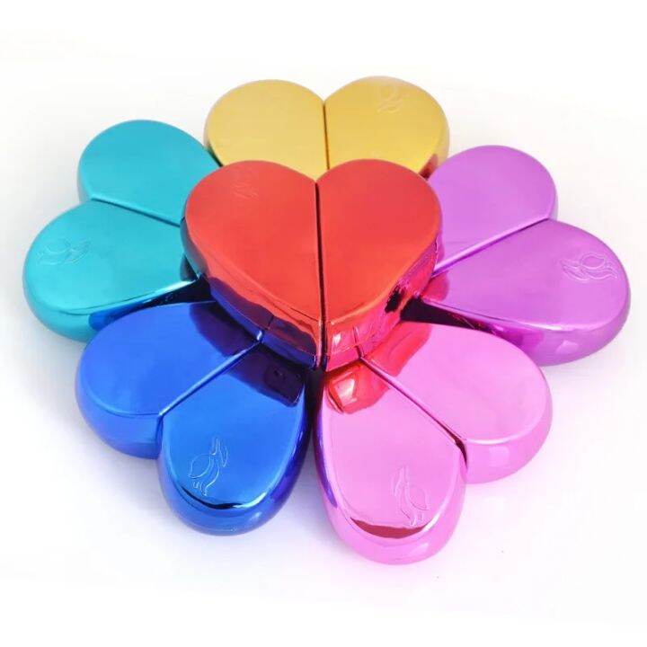 25ml Refillable Spray Perfume Bottle Heart Shaped Thick Glass Pump ...