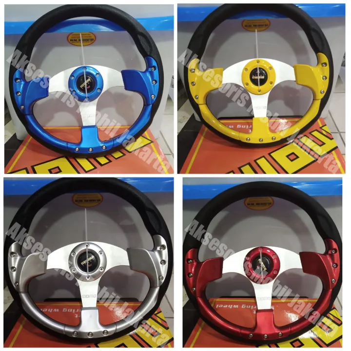 STIR SETIR STEER MERK MOMO RACING MODEL MOMO 14 Inch IMPORT | Lazada ...