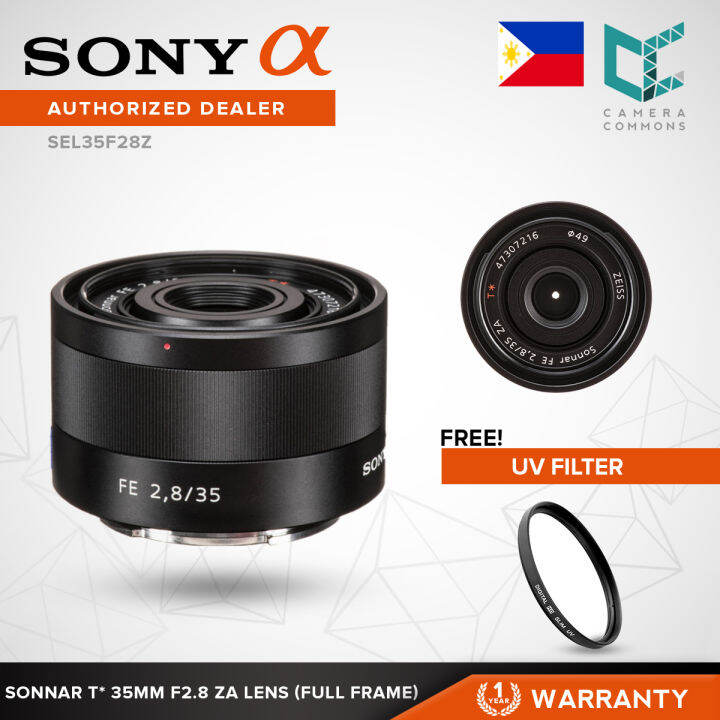 Sony SEL35F28Z/ Sonnar T* FE 35 mm F2.8 ZA Lens | Lazada PH