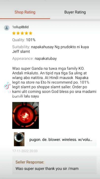 pugon de blower wireless HI-TECH rechargeable w volume controler ...