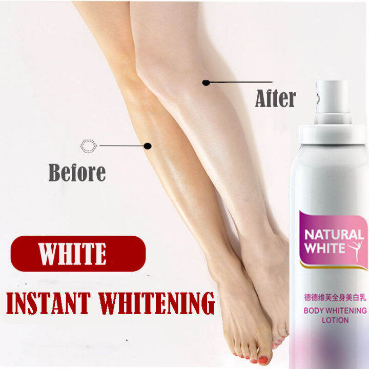 120ml Body Skin Instant Whitening Spray Waterproof Whitening Emulsion ...