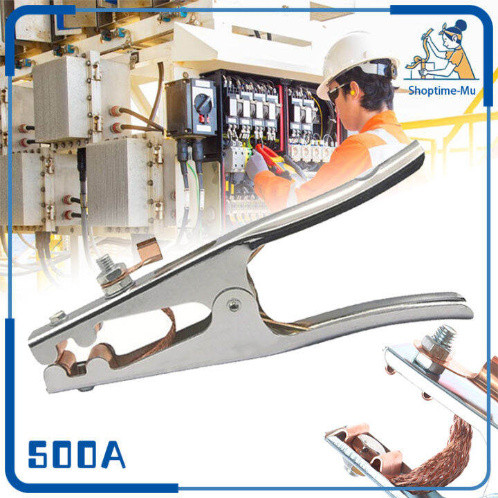 500A Earth Clamp Stang Las Klem Masa Ampere Klem Masa Stang Las Ground ...