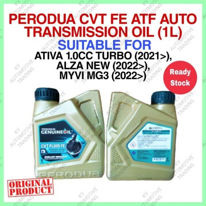 ORIGINAL PERODUA ATF CVT FE AUTO TRANSMISSION OIL (1L) FOR ATIVA 1.0 ...