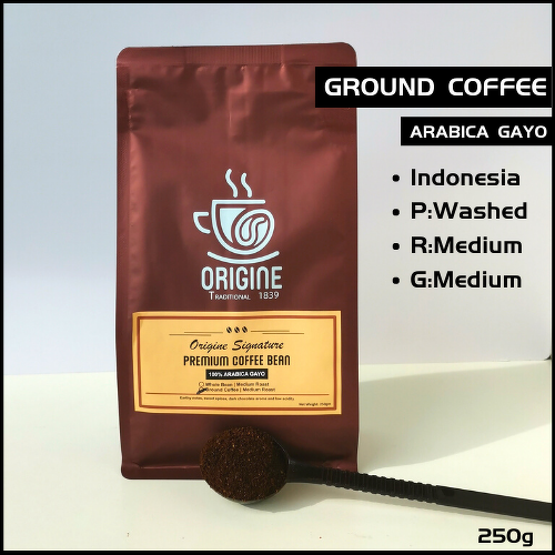Origine Signature Arabica Gayo | Premium Ground Coffee 250gm | Lazada