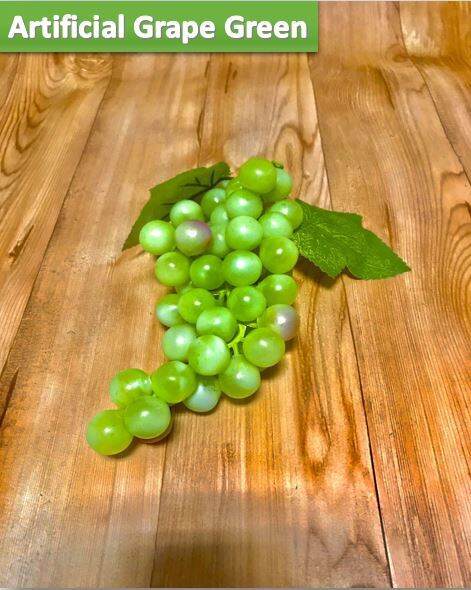 Artificial Green Grape for Display & Decoration (30+ GRAPES)(10inches ...