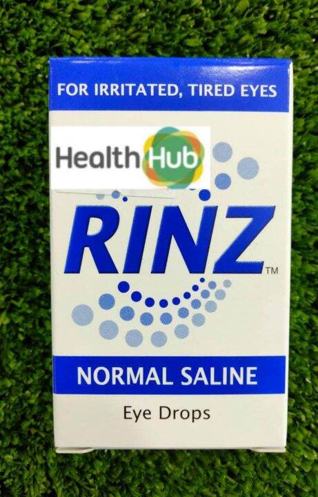 RINZ NORMAL SALINE EYE DROPS (FOR IRRITATED AND TIRED EYES) 5ML STERILE ...