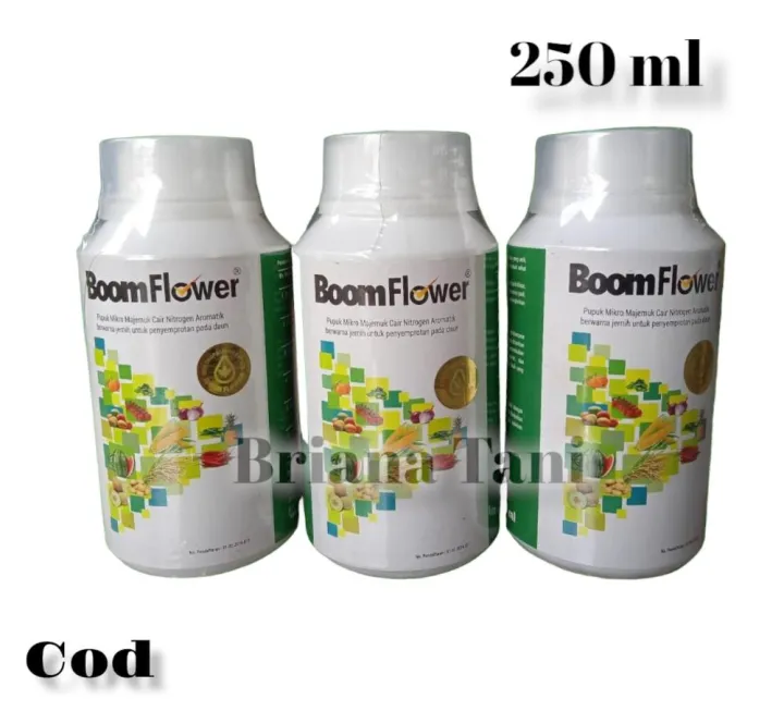 Pupuk BOOM FLOWER 250ML 100% Original Suplemen Tanaman Kemasan Pabrik ...