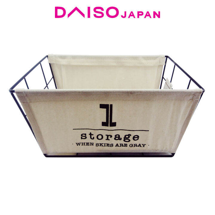 Daiso Number Wire Fabric Basket | Lazada PH
