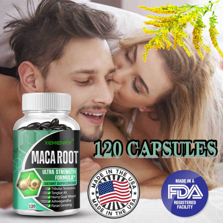 Maca Root Extract Supplement Supports Endurance Strength And Energy