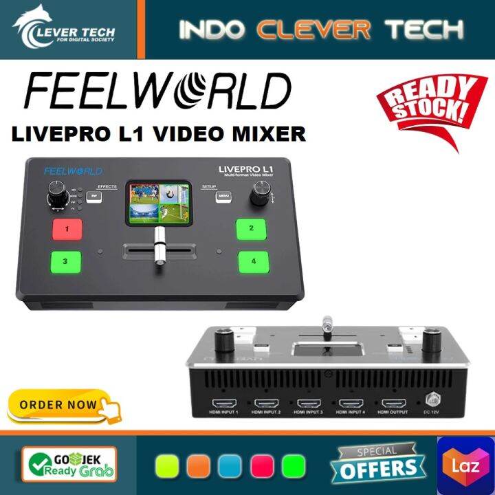 Feelworld LIVEPRO L1 Multi-format Video Mixer 4 HDMI Inputs | Lazada ...