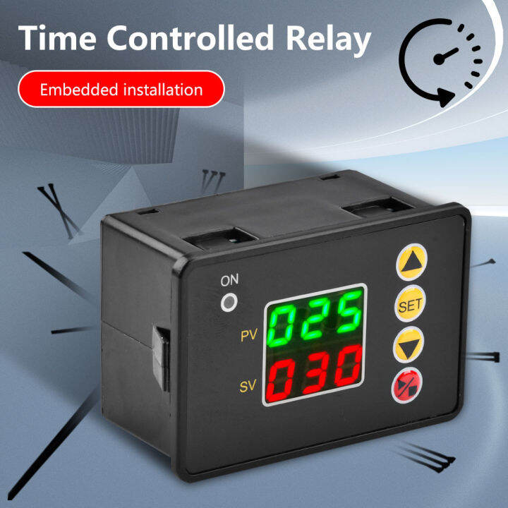 T2310 Led Digital Time Controller Countdown Timer On Off Switch Dc 12v