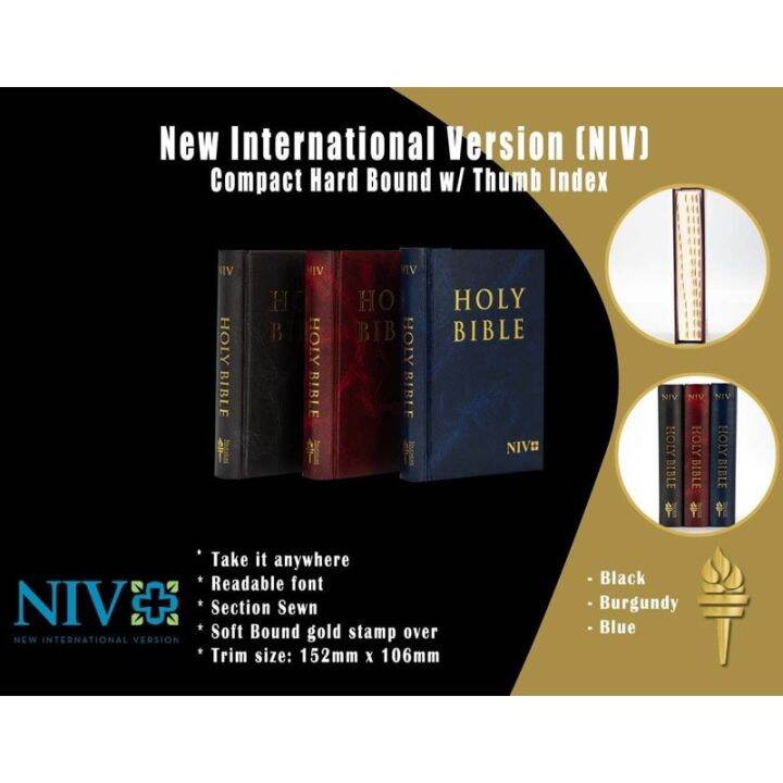 NIV Bible Compact Hardbound Cover | Lazada PH