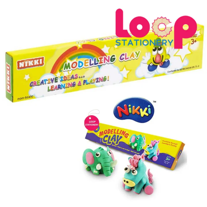 Kids Modelling Clay Non Toxic 10 Colours In Set | Lazada