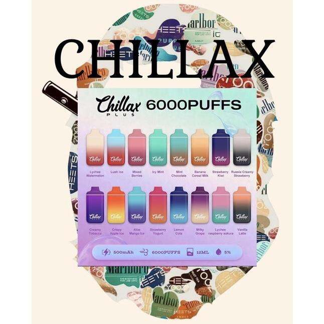 CHILLAX DISPOSABLE 6000 PUFFS ALL FLAVORS | Lazada PH