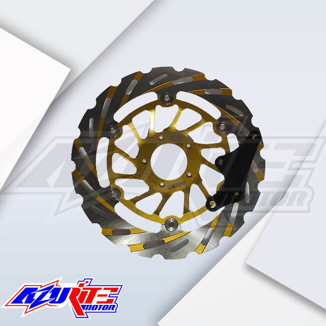 Disc Brake AHRS Supra miring Lubang 5 Gold piringan cakram AHRS ...