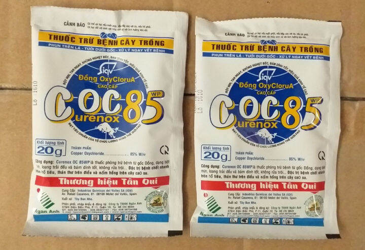 Thuốc trừ bệnh cây COC 85 - Đồng oxyclorua gốc đồng trị nấm bệnh, đốm ...