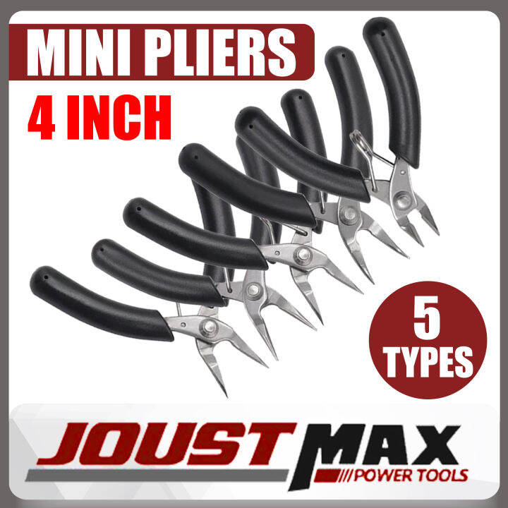 4 INCH MINI WIRE PLIERS MULTI-PURPOSE DIY TOOL NEEDLE NOSED PLIER 10CM ...