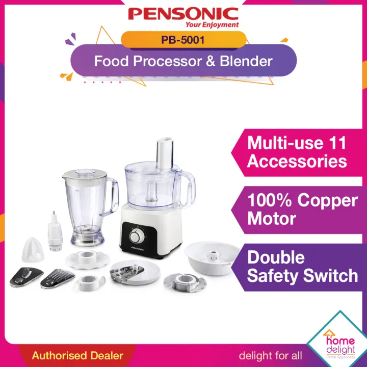 Pensonic Multi functional Food Processor [ PB-5001 / PB5001 ] | Lazada
