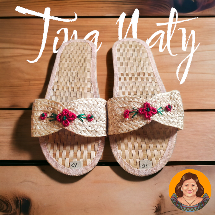 *makapal* ABACA SLIPPERS ADULT Women Home Simple Plain Indoor Abaca ...